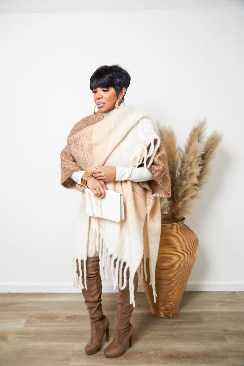 Mocha Fluffy Brushed Kimono – MiMi-Michelle Boutique